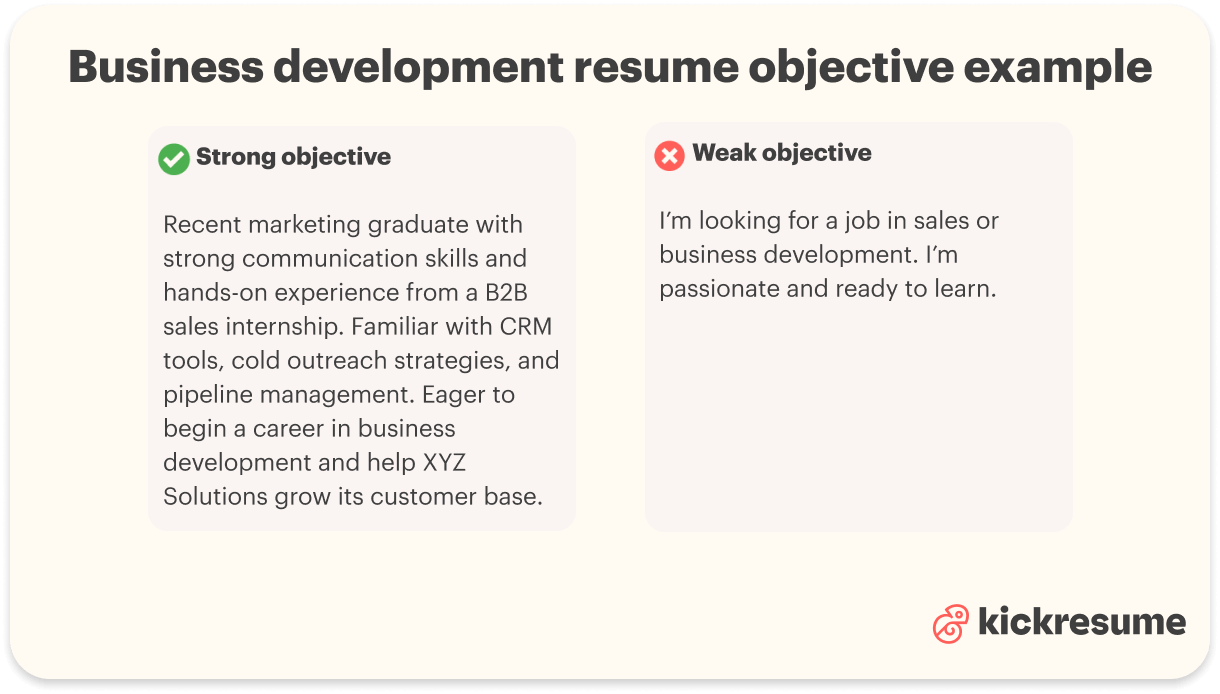 Business Development Resume Examples & Writing Guide 2025 | Kickresume