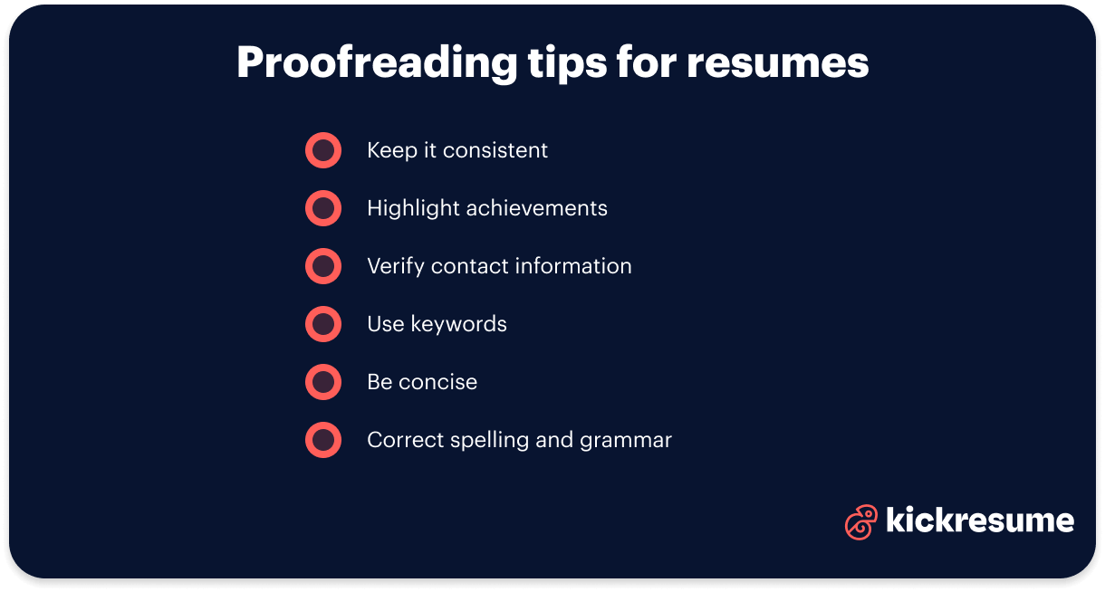 Top Proofreading Tips to Perfect Your Resume and Cover Letter ...